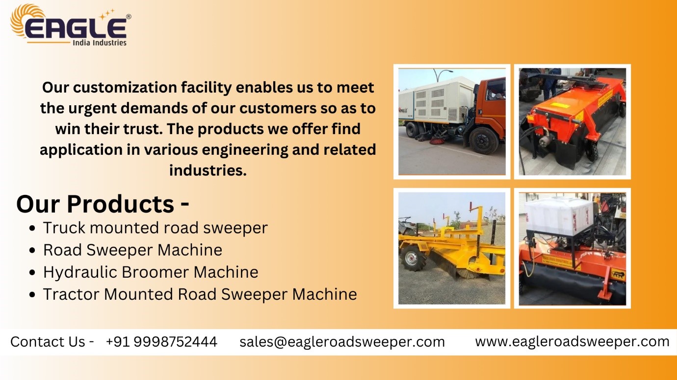 Truck Road Sweeper Machine Price - EAGLE INDIA INDUSTRIES